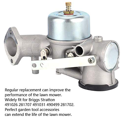 Garden Lawn Mower Carburetor Accessory,Carb Replacement Garden Tools,Lawn Mower for Stratton 491026 281707 491031 490499 281702