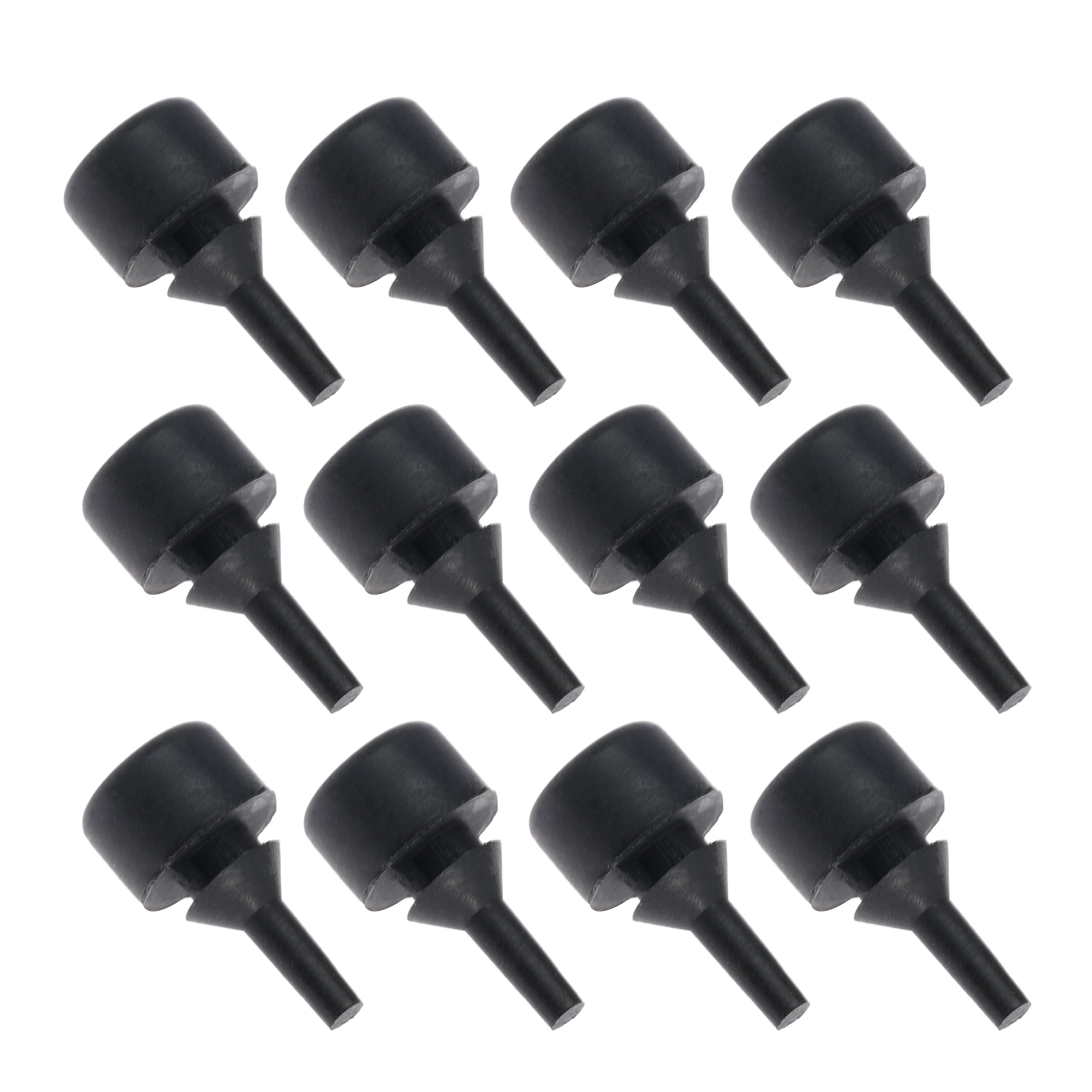 1/4" Rubber Bumper Feet fits for 1/4 inch Hole Grill Crock Pot with 1/2" OD x 5/16" Head 12pcs