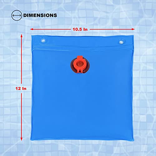 Poolzilla Heavy Duty Wall Bag for Swimming Pool Winter Covers, Thick 16 Gauge Vinyl Wall Bags 1'x1' - 1 Pack