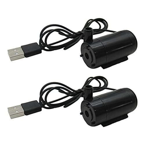 NGHTMRE New! High Performance 2x Water Pump Mini Mute Submersible USB 5V 1M Cable Garden Fountain Tool Fish Tank