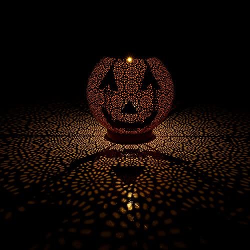 Halloween Pumpkin Hanging Solar Lights - ๐ฎ๐ฌ๐ฎ๐ฏ ๐ก๐ฒ๐๐ฒ๐๐ Retro Outdoor Waterproof Halloween Spooky Hanging Lights with Handle for Outdoor, Tree Decor, Garden or Yard, Outside Entryway, Porch