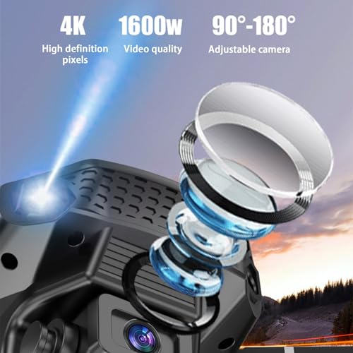 Drone With Dual 1080P HD FPV Camera π₯π²πΊπΌππ² ππΌπ»ππΏπΌπΉ Altitude Hold Headless Mode Start Speed Adjustment Foldable Drone Trajectory Flight