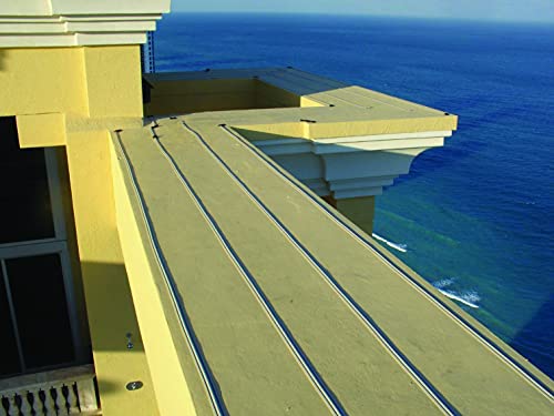 Bird Barrier Bird-Shock Flex-Track – 50ft Low Profile Electrified Track Bird Deterrent – Flexible PVC Strips with Stainless Steel Braid – Bird Repellent for Roofs, Parapets, Ledges - Sign Red