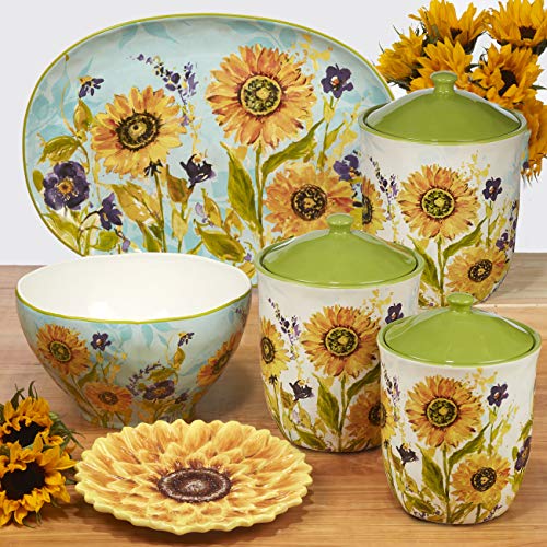 Certified International Sun Garden 26 oz. Mugs, Set of 4, Multicolor
