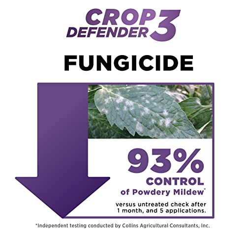 Grower's Ally Crop Defender 3 | Natural, Safe & Organic Insecticide & Fungicide Control for Plants - Powdery Mildew, Spider Mites & Russet Mite Killer β 24 oz Ready-to-Use, OMRI Listed