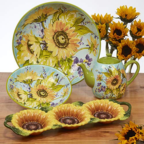 Certified International Sun Garden 26 oz. Mugs, Set of 4, Multicolor