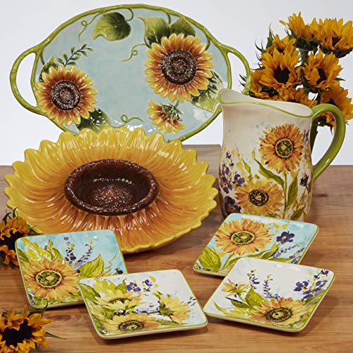 Certified International Sun Garden 26 oz. Mugs, Set of 4, Multicolor