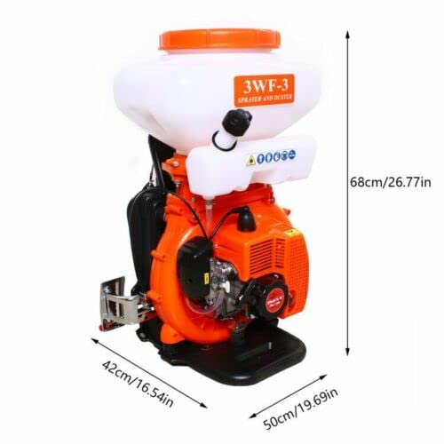 3-in-1 Backpack Fogger Sprayer Leaf Blower 3.7 Gallon Fogger Mist with Extended Hose Superior Heavy Duty ULV Machine for Garden Spraying with Gas Powered Engine