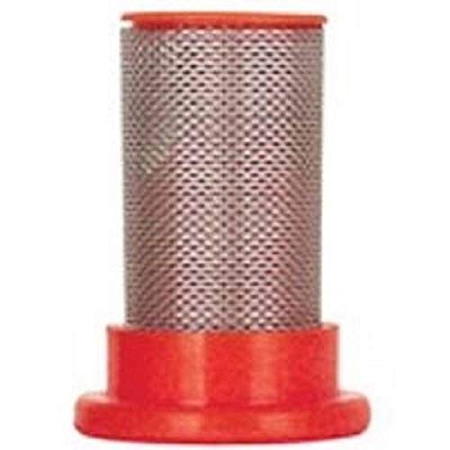 Valley Industries NS-50-CSK 50 Mesh Replacement Broadcast Sprayer Nozzle Strainer-50, 4 Pack, Standard, Red