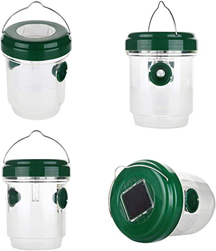 2 Pack Wasp Traps Outdoor, Wasp Bee Catcher for Outside, Yellow Jacket Killer, Hornets Trap for Garden