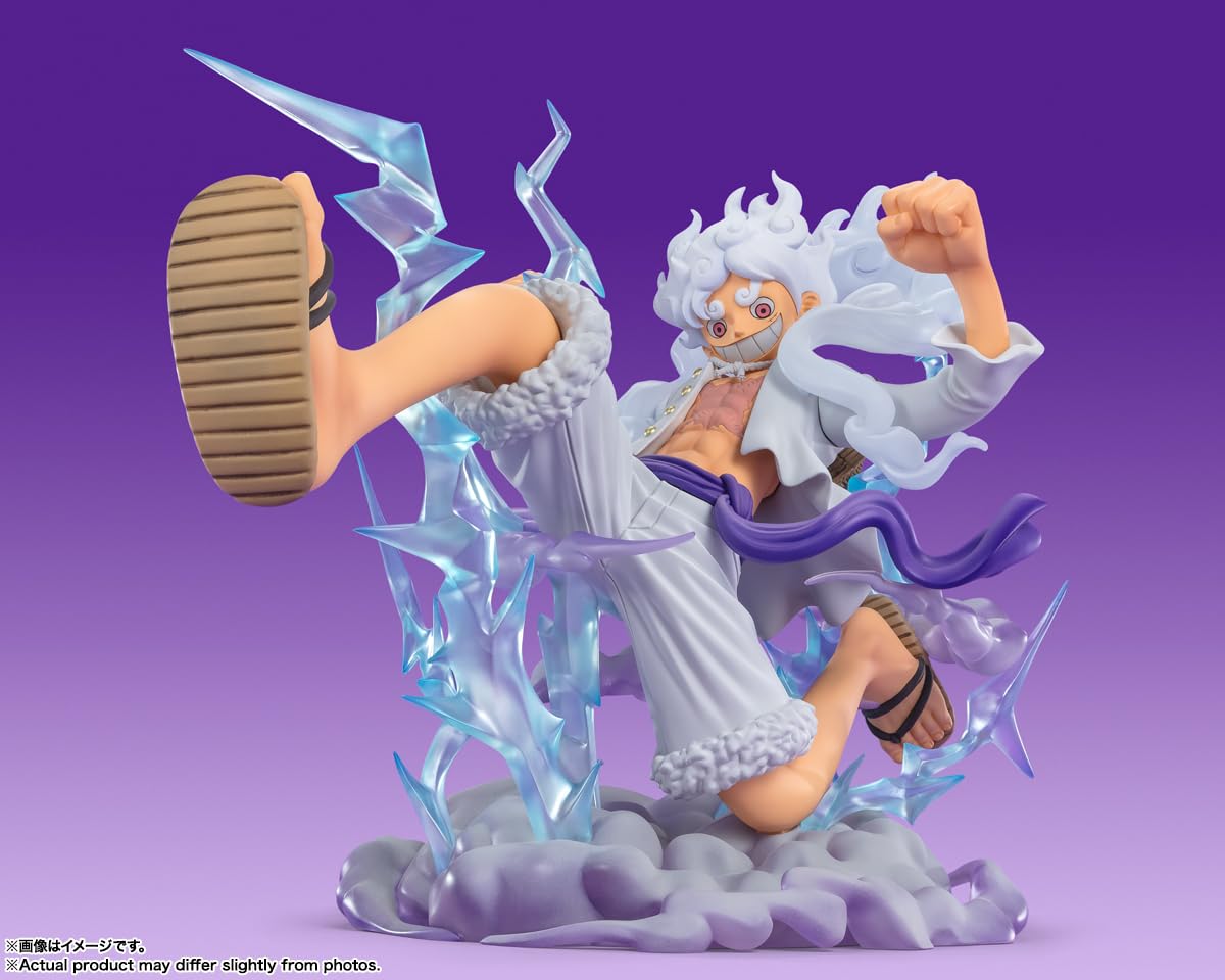 TAMASHII NATIONS - One Piece - [Extra Battle] Monkey D. Luffy -Gear 5 Gigant-, Bandai Spirits FiguartsZERO Collectible Figure