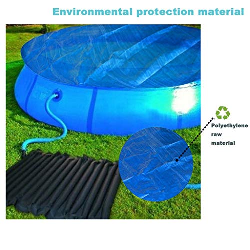 Cover Family for Swimming Pool Pools Garden Paddling Outdoor Rectangle Swimming Float Pool Sit (Blue, One Size)