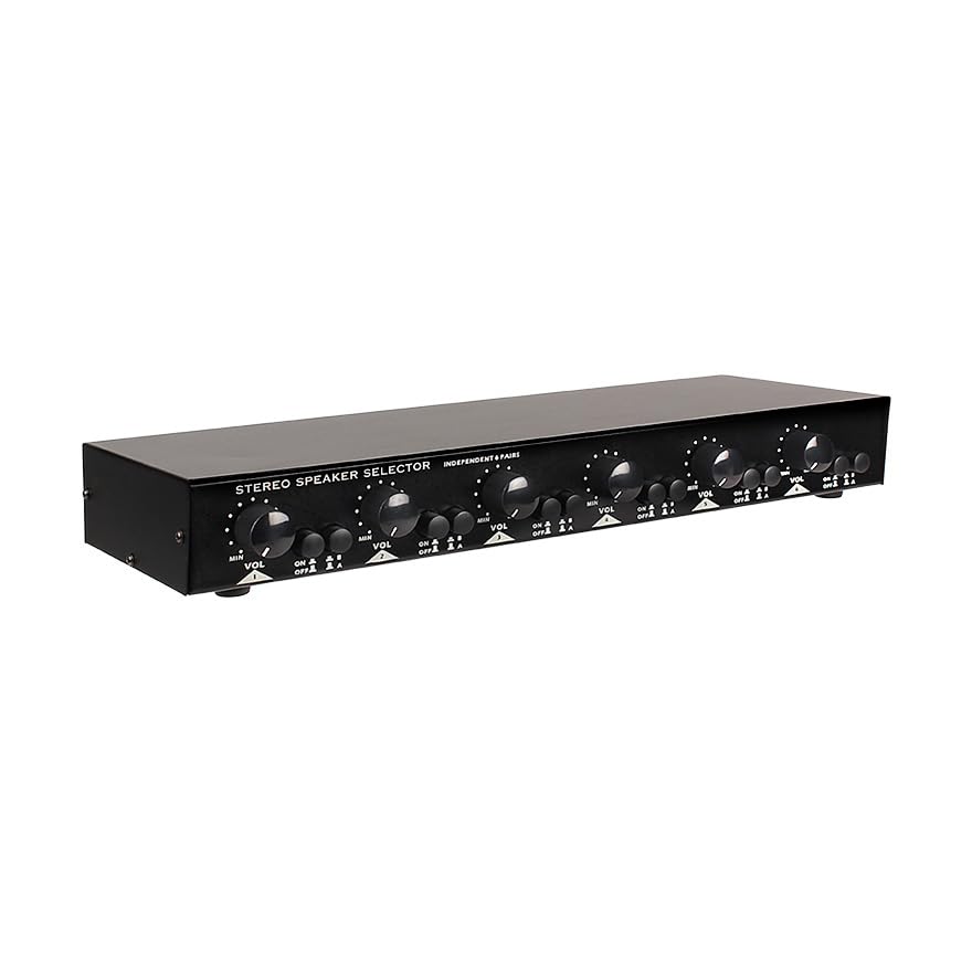 Skywalker Saga Elite™ 6-Zone Volume Control Dual-Source Stereo Speaker Selector