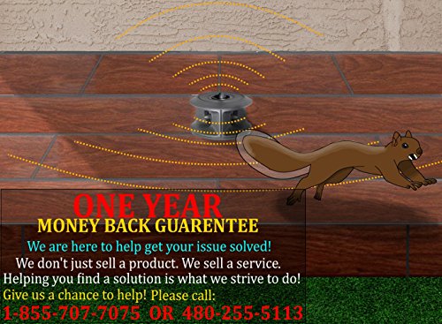 Cleanrth PCS101 Three-Stage ComboSonic Squirrel Repeller | Squirrel Control