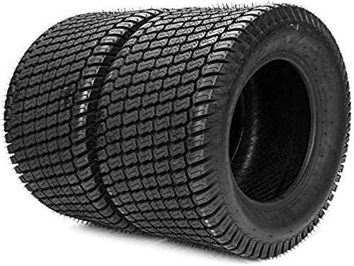 TRIBLE SIX 2 pcs Lawn Garden Mower Tractor Turf Tires - ST24x12x12 6 PR