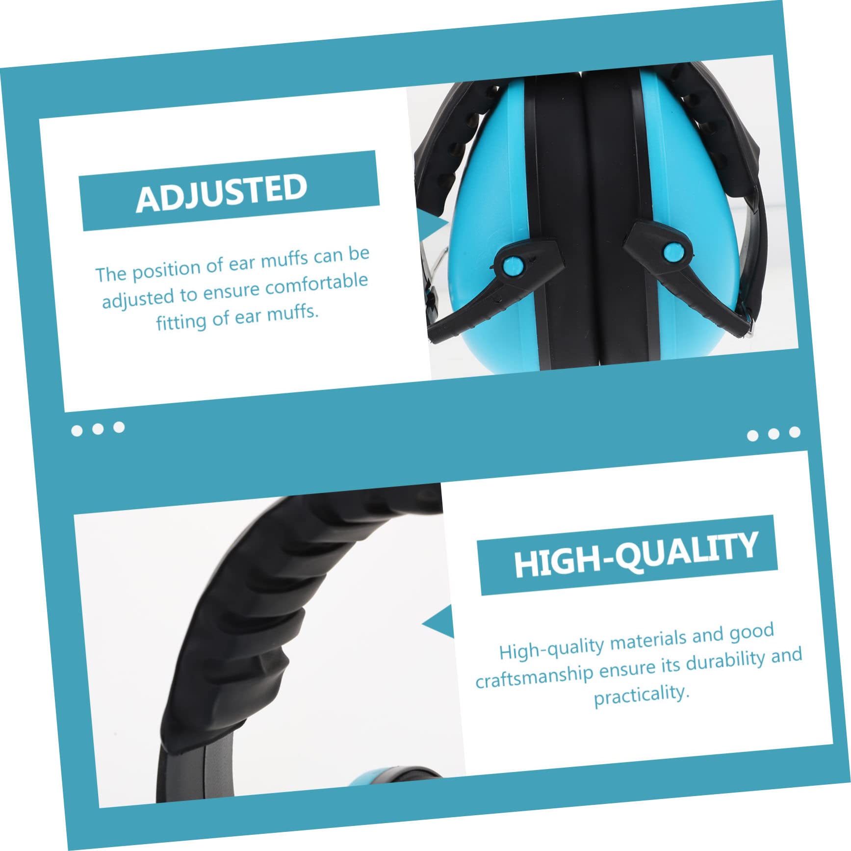 NOLITOY Noise Reduction Soft and Comfortable Sound Insulation Headphones for and Travel Safety Ear Muffs for Sky