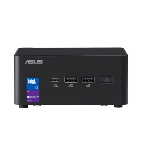 ASUS NUC 14 Pro Mini PC, Intel 6-Core Processor(Up to 4.7 GHz), 16GB DDR5 RAM, 2TB SSD, HDMI 2.1 Dual 4K Display, 2.5G Ethernet, 2X Thunderbolt 4, Wi-Fi 6 & Bluetooth, Windows 11 Pro, Black