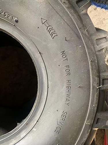 AutoForever 2 Pcs 20x10.00-8 4PR Tubeless Turf Tires Garden Lawn Mower 20-10-8 Tractor Golf Cart Tires