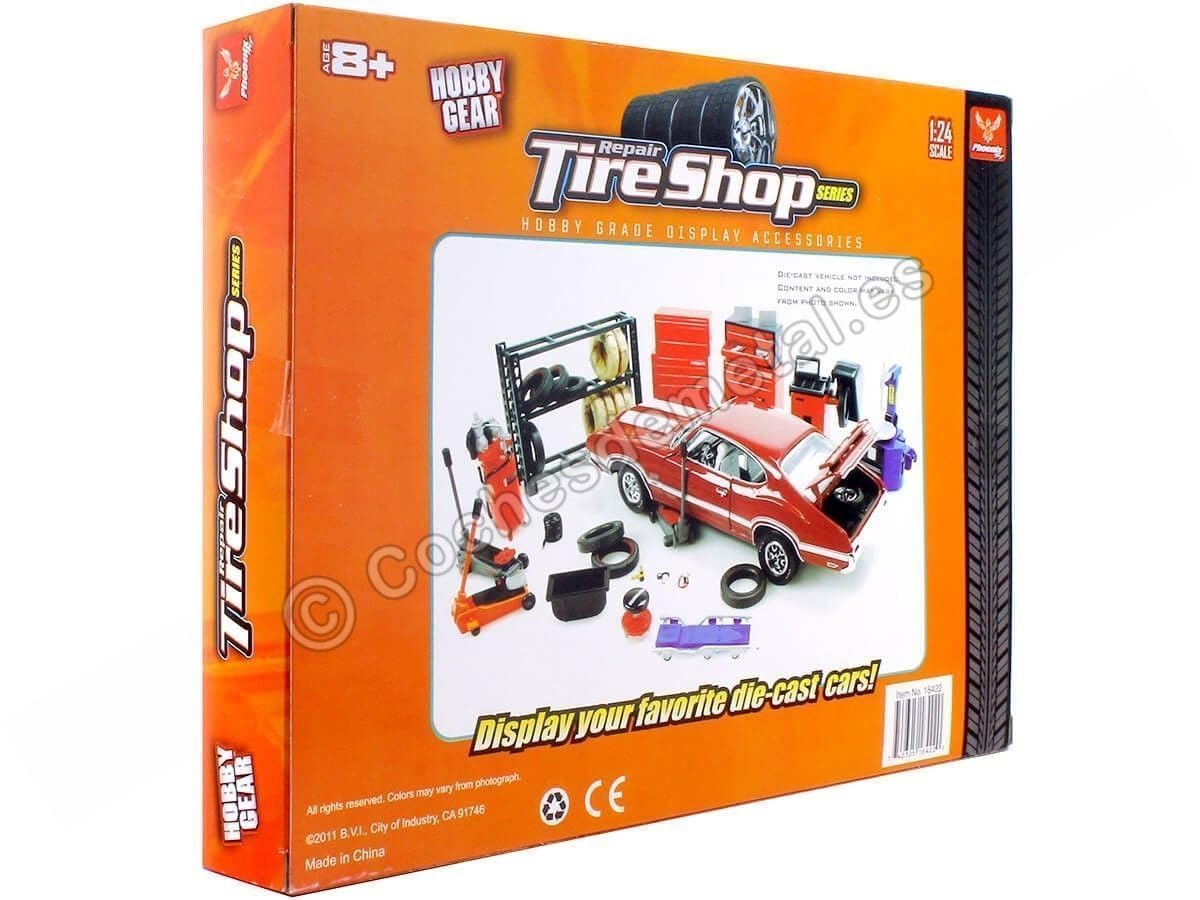 Repair Tire Shop Series 1:24 Scale - 20 pc set