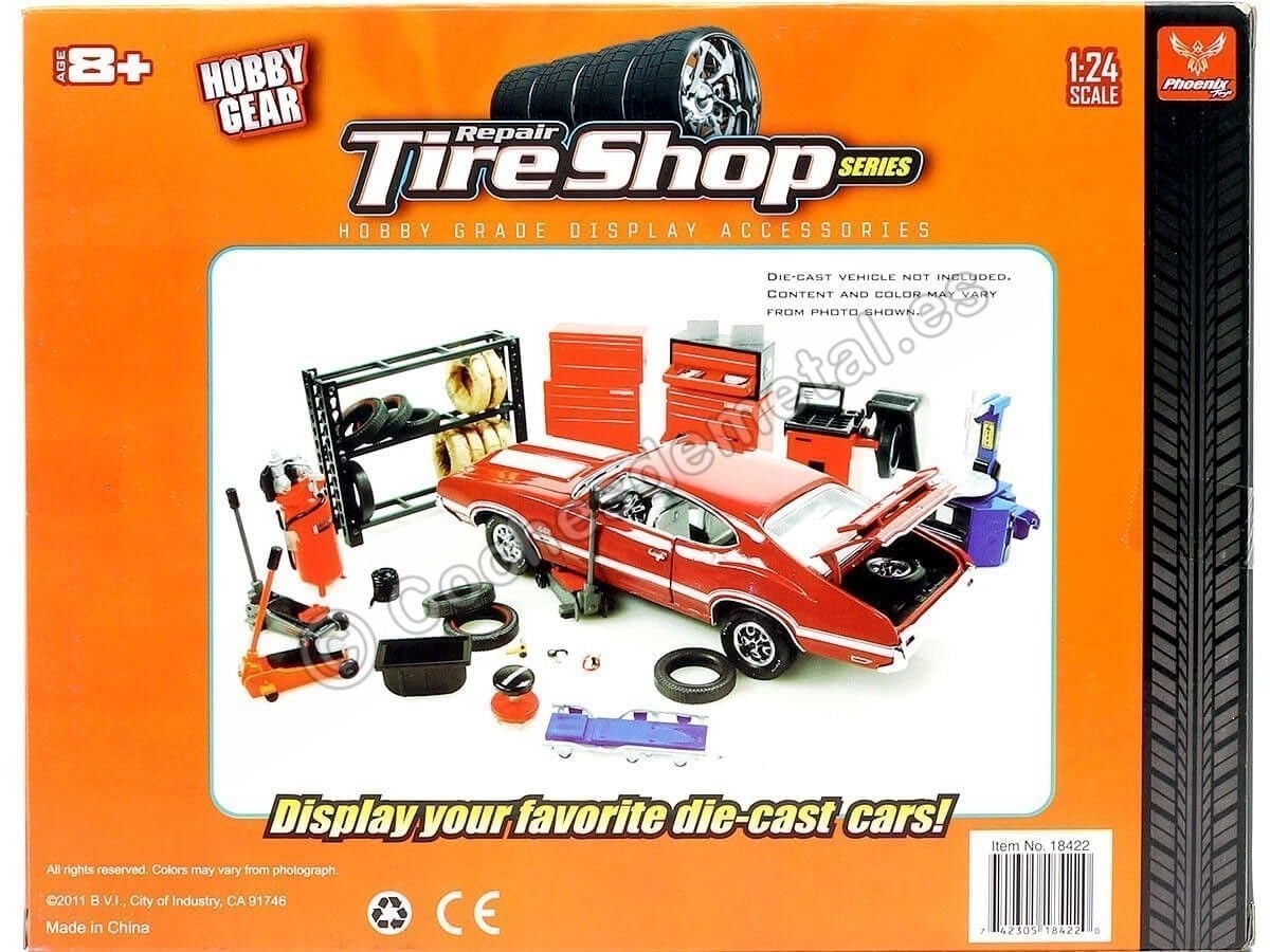 Repair Tire Shop Series 1:24 Scale - 20 pc set