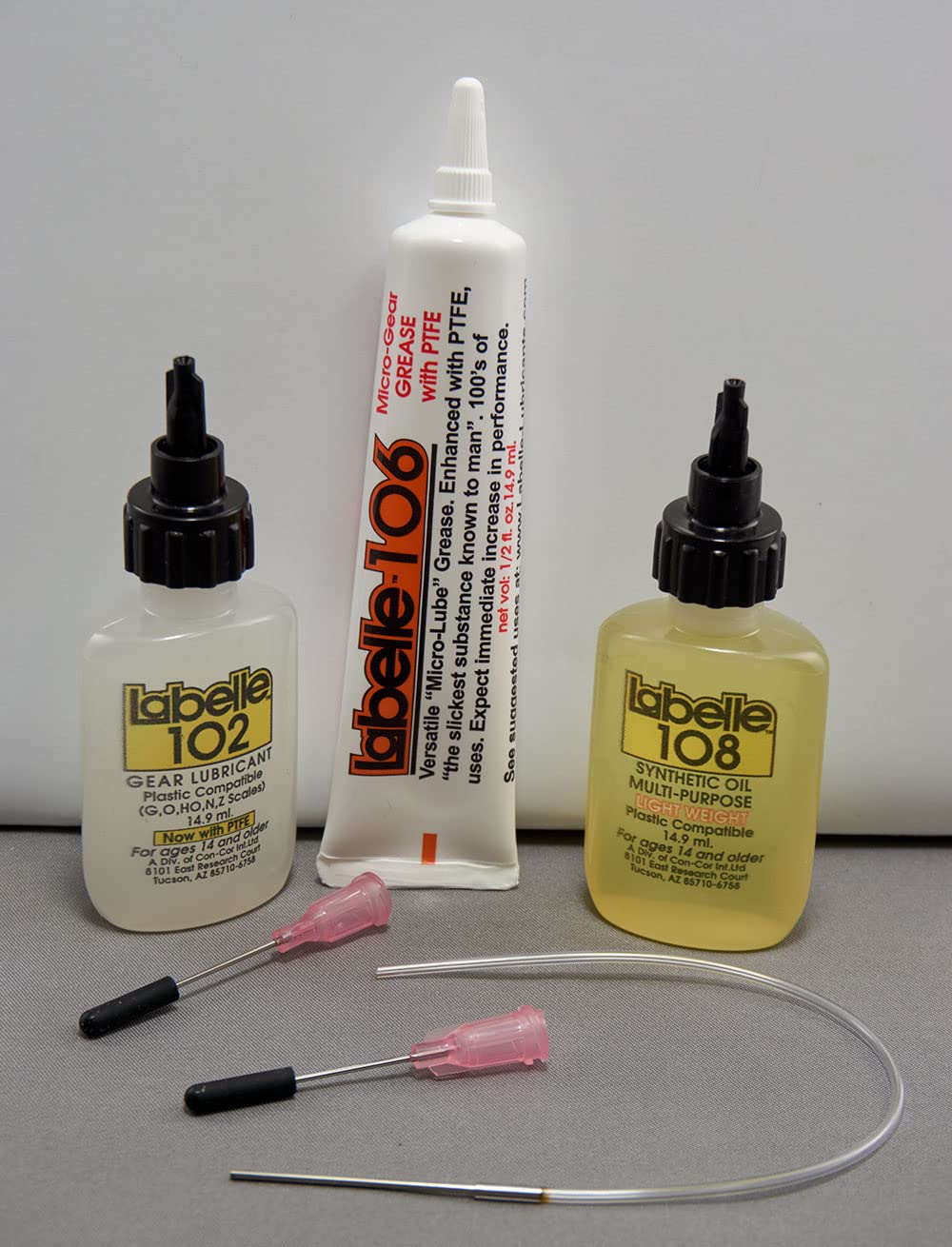 PTFE Lubricant for All American Z Line, Athearn, Atlas, Bachmann, Broadway Limited, Con-Cor, Fox Valley Models, Kato, Marklin, Micro-Trains, Rivarossi, etc. Lube, Grease, Oil, PTFE.