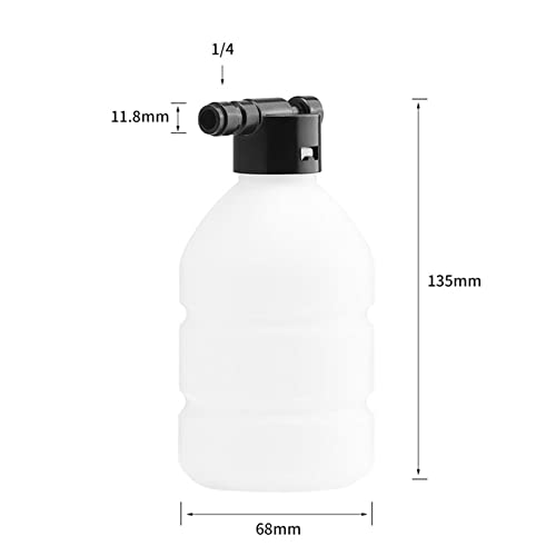 Bothyi Portable Snow Foam Sprayer Accessories Cleaning Tool Car Wash Foam Pot for High Pressure Washer Window Washing Garden Lawn