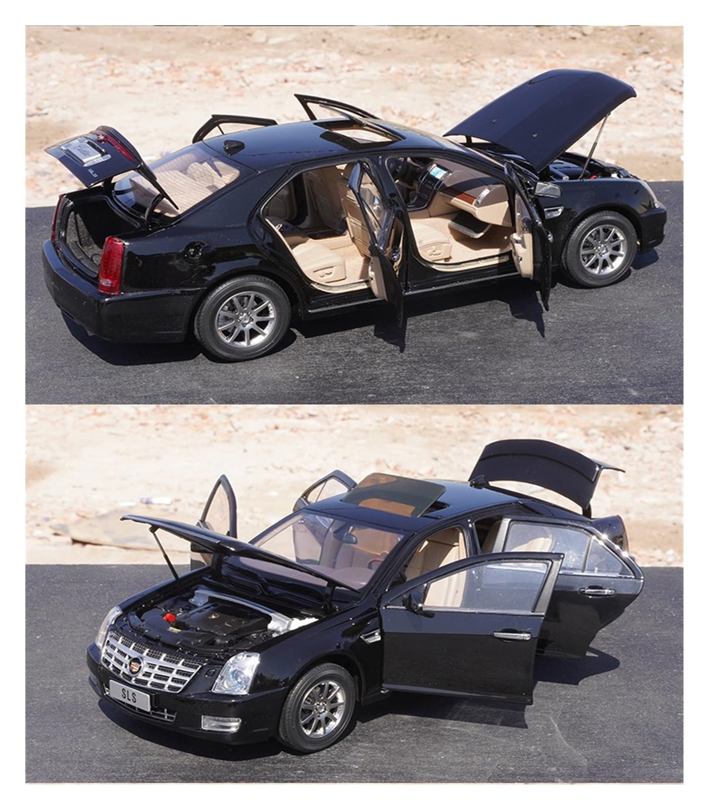 Alloy Resin Car Vehicle Model 1 18 Fit for Cadillac SLS Xts Static Diecast Scale Alloy Car Model Static Display Adult Collection Toys Festive Deluxe Gift (Color : B)