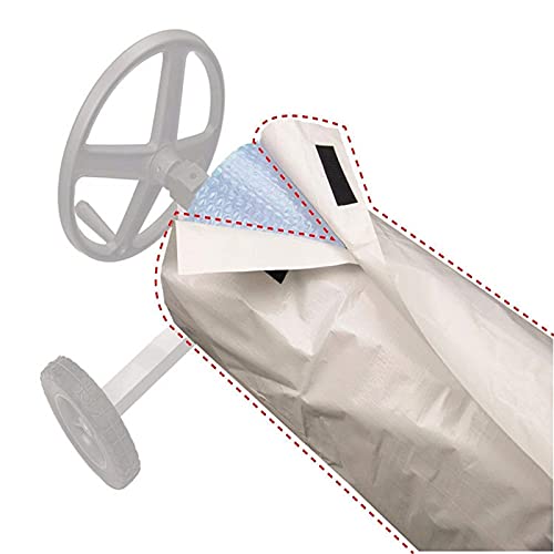 CHENGL Swimming Pool Cover,Waterproof Open air Swimming Pool Roll Cover Protector Ground Swimming Pools Cover for Outdoor Heavy Duty Garden