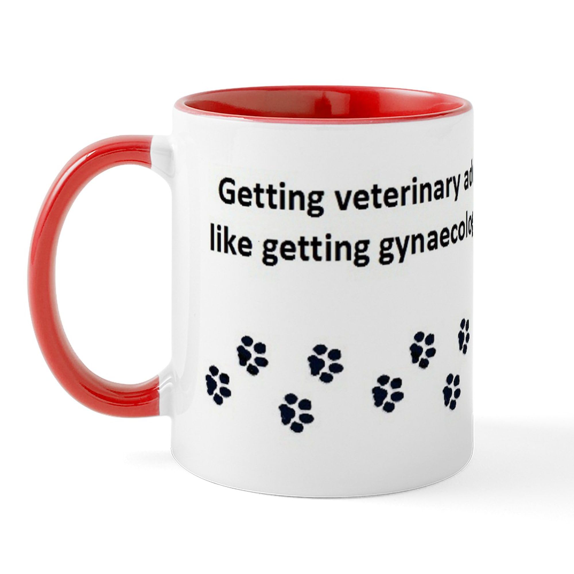CafePress Getting Veterinary Advice Mug Ceramic Coffee Mug, Tea Cup 11 oz