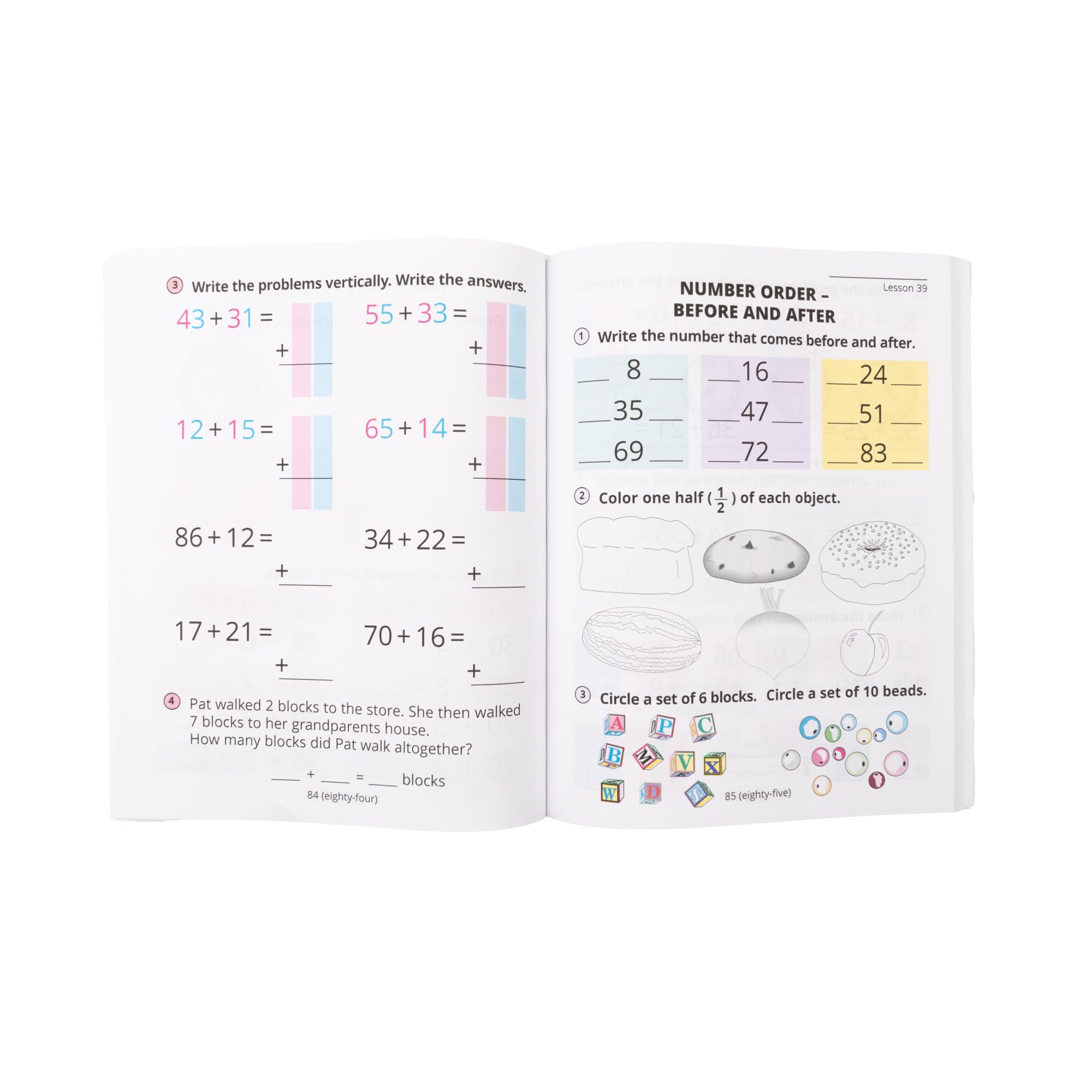 Horizons 1st Grade Math Student Book 1 (Lifepac)