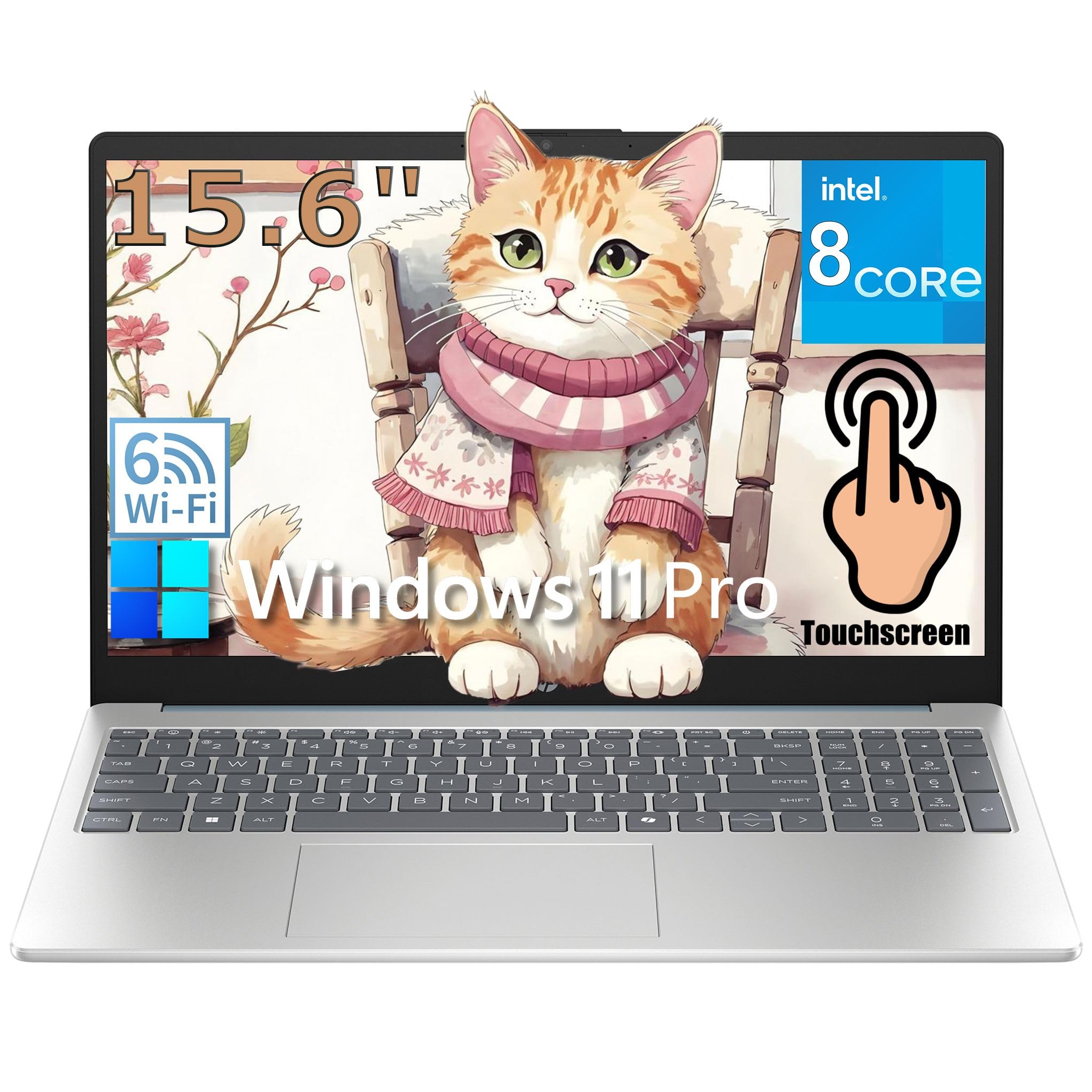 HP ProBook 440 G6 Slim Notebook PC 14" HD Display Laptop, Intel Core i3-8145U, 4GB RAM, 500GB HDD, HDMI, webcam, Win10 64 Bit Multi-Language Support (Renewed)