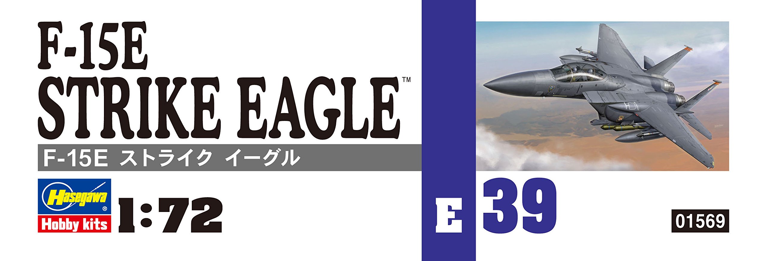Hasegawa 1:72 Scale F-15E Strike Eagle Model