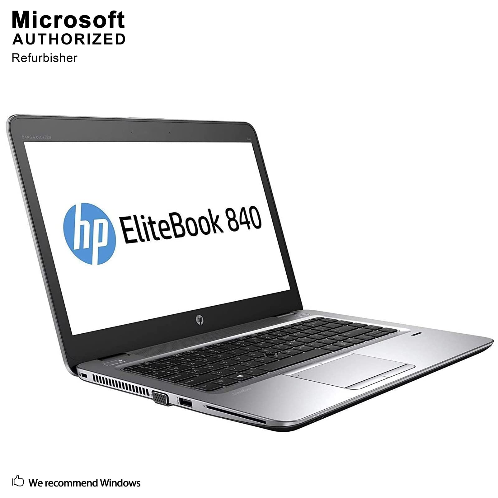 HP EliteBook 840 G3 14in Laptop, Core i5-6300U 2.4GHz, 16GB Ram, 500GB SSD, Windows 10 Pro 64bit (Renewed)