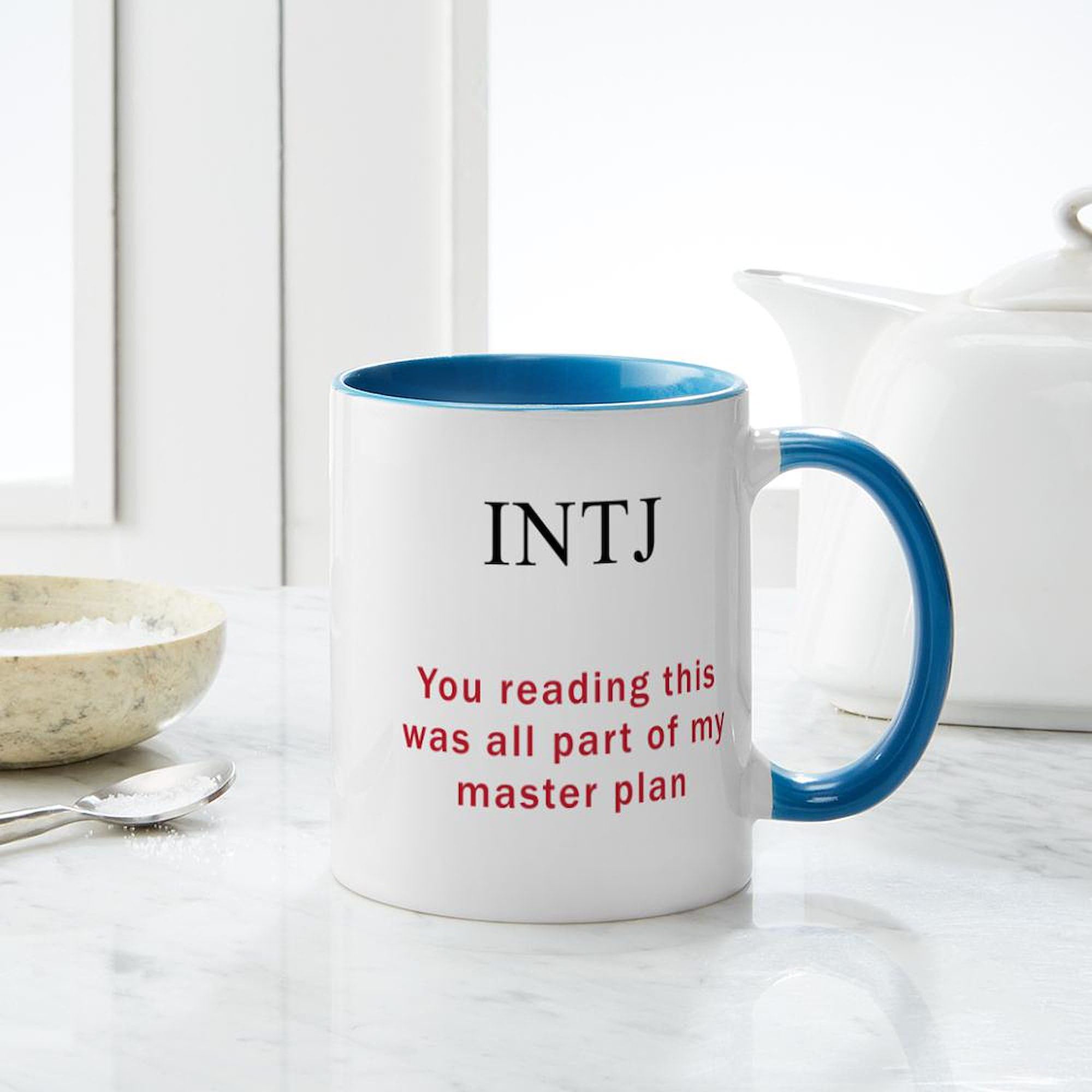 CafePress INTJ Plan Mug Ceramic Coffee Mug, Tea Cup 11 oz