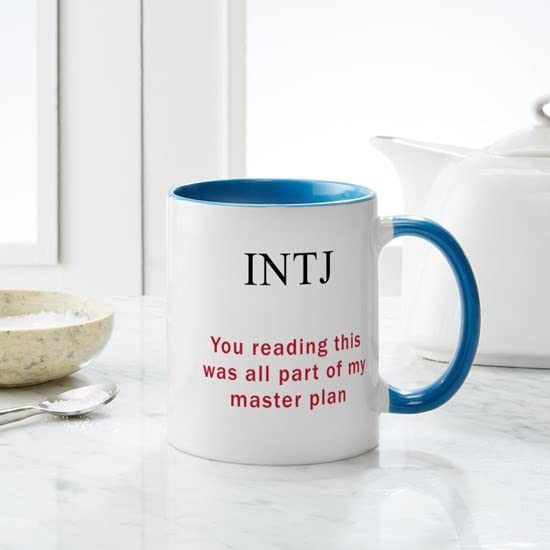 CafePress INTJ Plan Mug Ceramic Coffee Mug, Tea Cup 11 oz