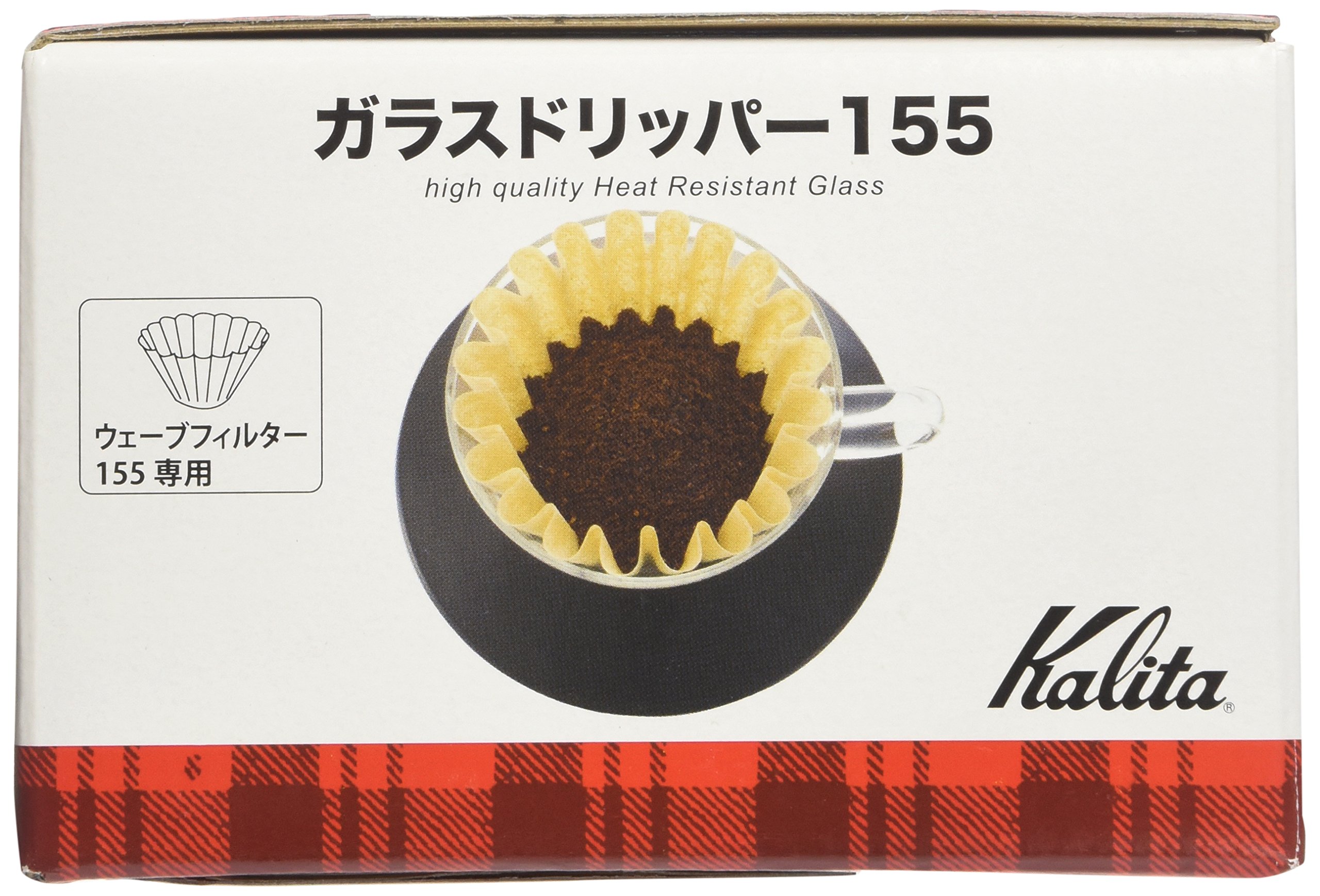 Kalita Wave Dripper 155 series glass [1-2 person] # 05045 (japan import) by Kalita (Carita)