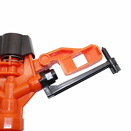 YFQHDD 2 Pc Agriculture Adjustable Rotating Water Nozzle 1" Female Thread-3/4 Male Thread Irrigation Sprinkler Garden Sprayer