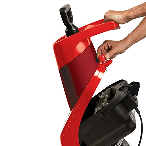 Sun Joe CJ602E-RED 15 Amp Electric Wood Chipper/Shredder, Red & CJ601E-RBLD Chipper Joe Replacement Double Sided Cutting Blade for CJ601E Chipper/Shredder