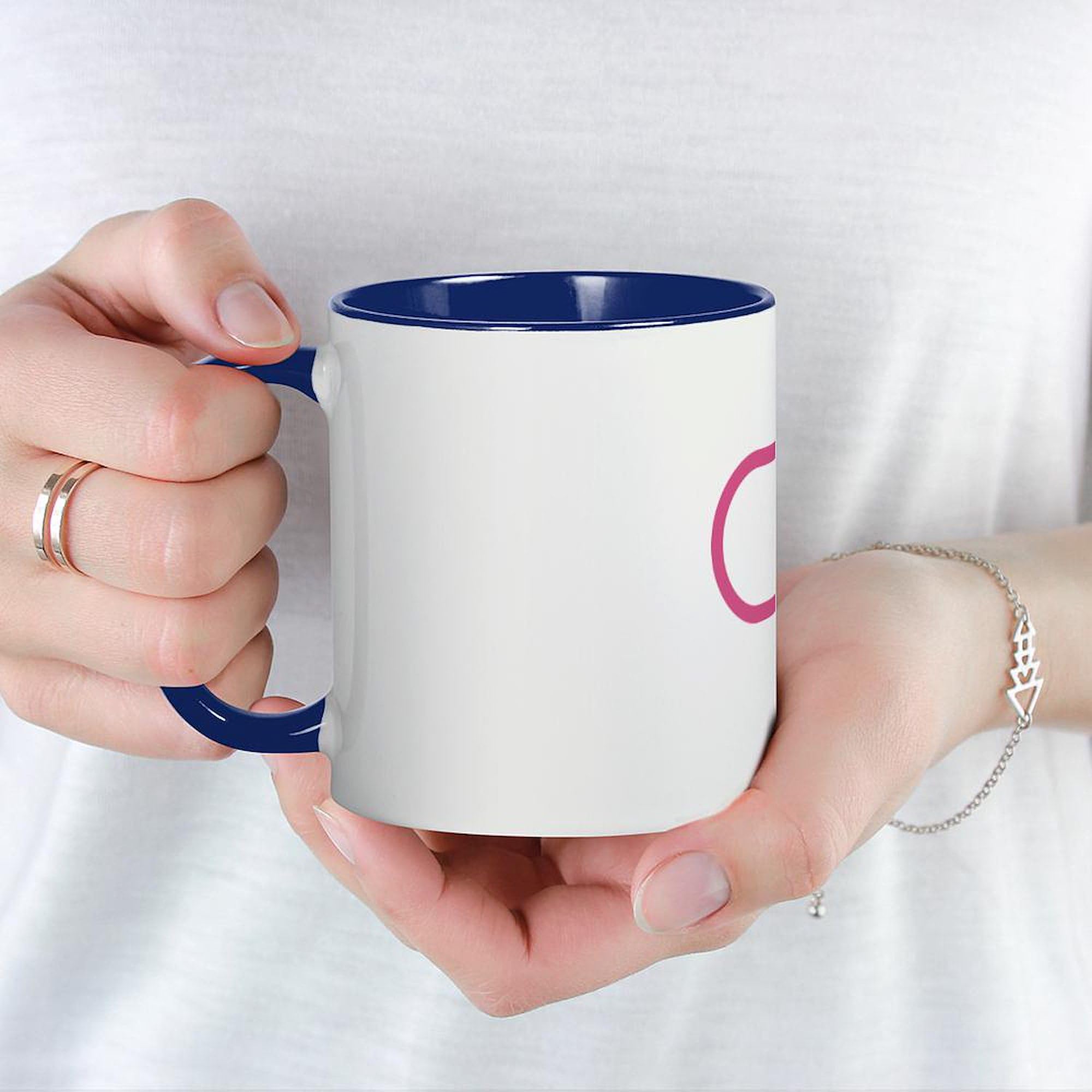 CafePress Heart RN Stethoscope Mug Ceramic Coffee Mug, Tea Cup 11 oz