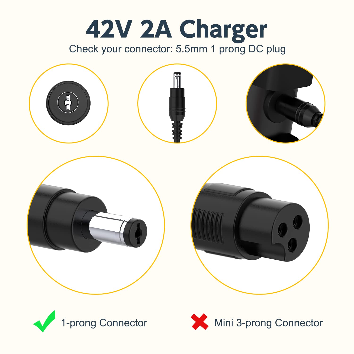 AC Adapter for Hover-1 Journey Pioneer Alpha and Rally Charger H1-JNY-BLK