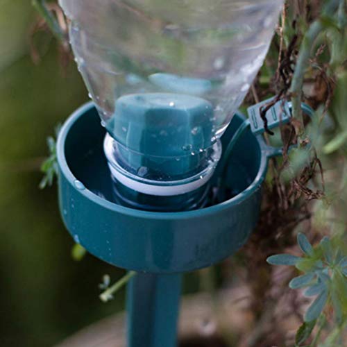 Happyyami PCS Plant Self Watering Spike Slow Release Valve Switch Automatic Irrigation Watering Drip System Dripper Stake for Potted Plants Vacation Plants Indoor Outdoor