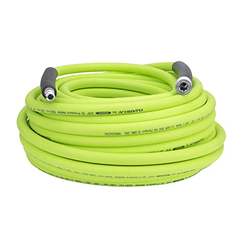 Flexzilla HFZPW426100Q-E 4200 PSI, 3/8 in. x 100' Pressure Washer Hose, 100 ft, ZillaGreen