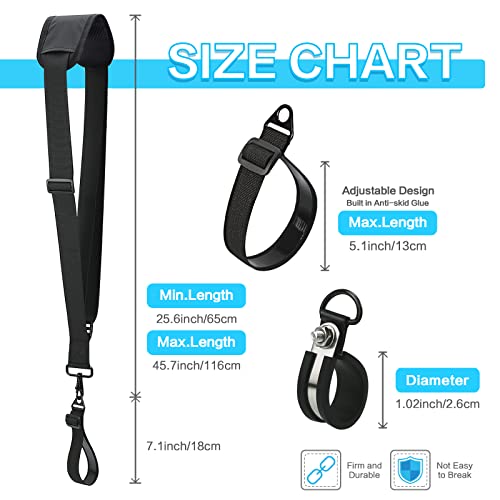TIANAO Long Trimmer Strap, Reliable Shoulder Strap, Weed Eater Strap That Can Ease Your Work, Compatible with Leaf Blower/String Trimmers/Hedge Trimmer/Multi Head System/Blower.