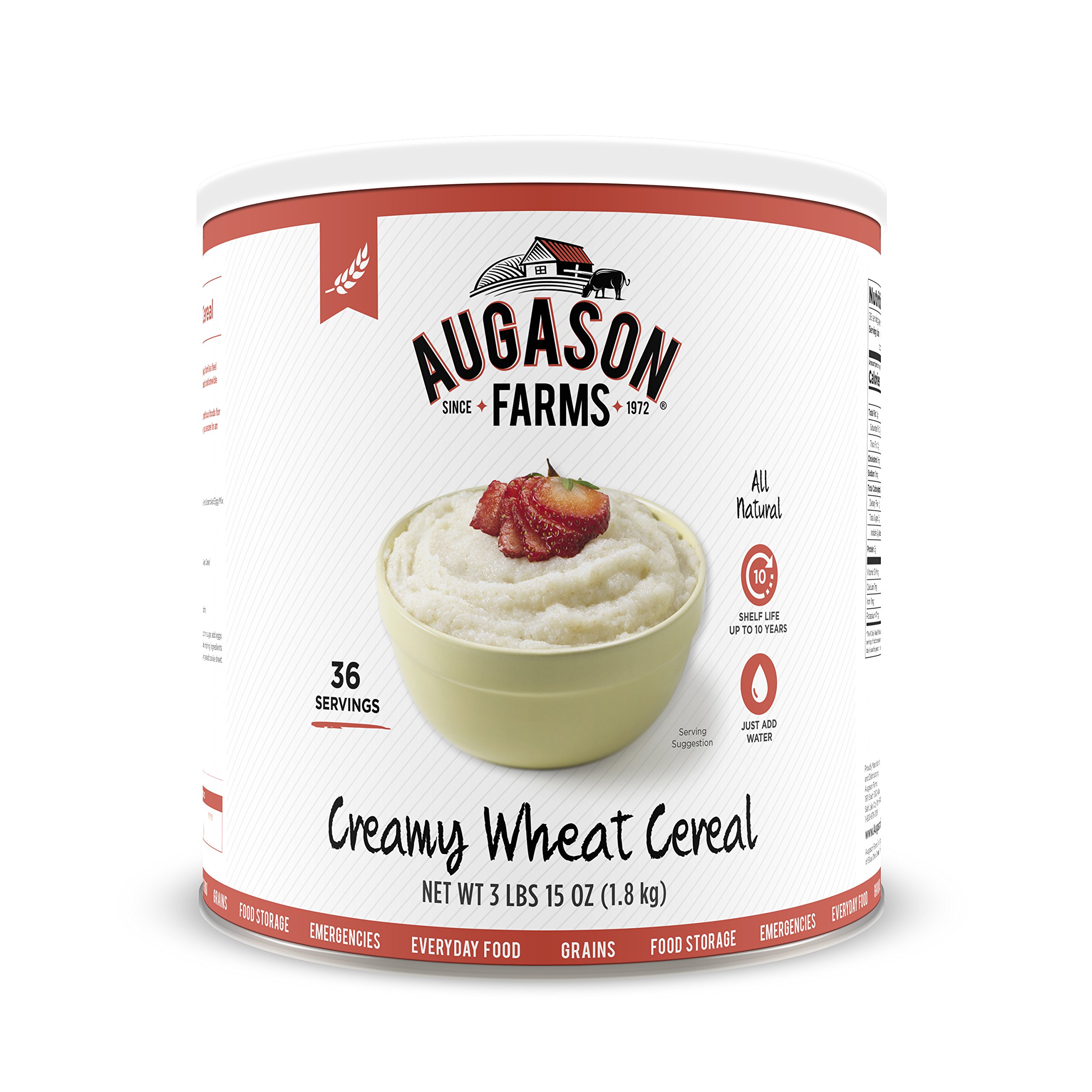 Augason Farms Dehydrated Potato Shreds 1 lb 7 oz (pack of 1) & Creamy - 3 lbs 15 oz No. 10 Can