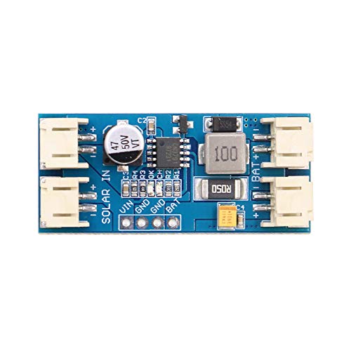 HiLetgo CN3791 Solar Charge Controller Board MPPT 1 Cell LiPo Battery Charge 12V Solar Panel Charger Regulator Control Module JST PH2.0 Auto Recharge for Battery withCables