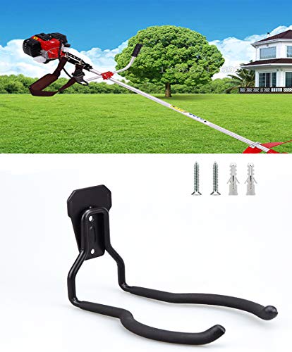2Pcs Garden Power Tool Hanger String Trimmer Hangers, Weed Eater Wall Mount, String Trimmer Hanger Garage, Weedeater Hanger Garage, Perfect for Garage Tool Organizers and Storage, No Trimmer