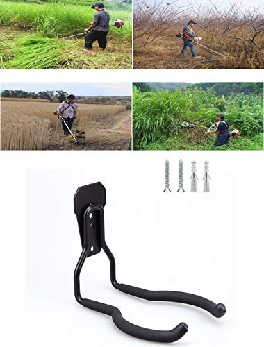 2Pcs Garden Power Tool Hanger String Trimmer Hangers, Weed Eater Wall Mount, String Trimmer Hanger Garage, Weedeater Hanger Garage, Perfect for Garage Tool Organizers and Storage, No Trimmer
