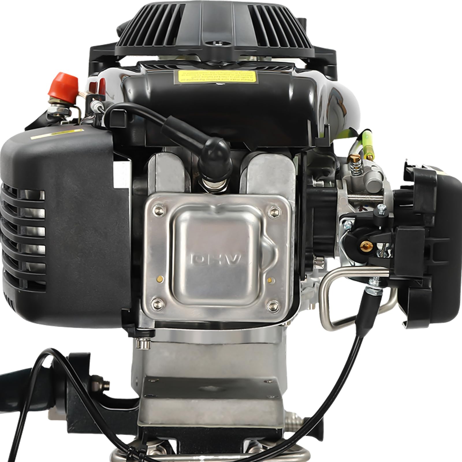 Outboard Motor 4 Stroke 4 Hp, Inflatable Fishing Boat Engine With Air Cooling System, Heavy Duty Boat Engine Outboard Motor With CDI Ignition System (4 Stroke 4 HP Motor)