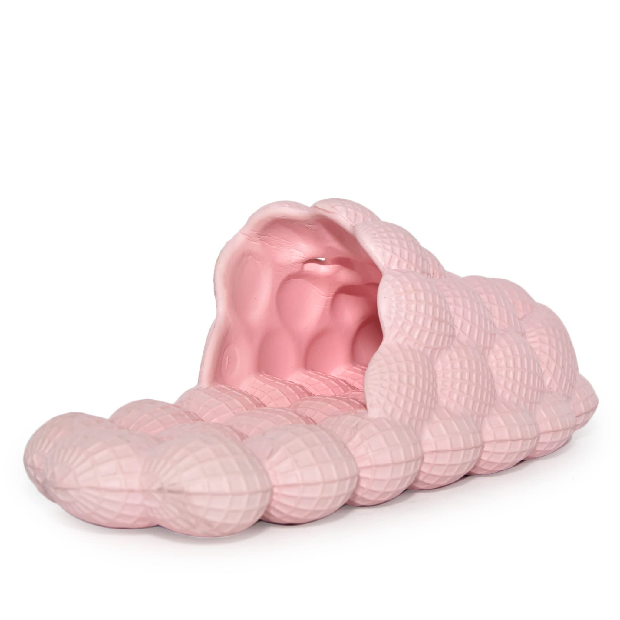 Wild Diva Unisex Non-Slip Bubble Cloud Lychee Waterproof Massage Reflexology Rubber Shower Slide Slippers Sandals