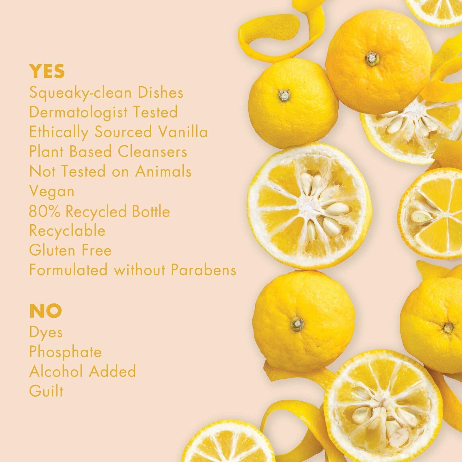 Love Home and Planet 16 oz. Citrus Yuzu & Vanilla Dish Liquid Soap (6 pack)